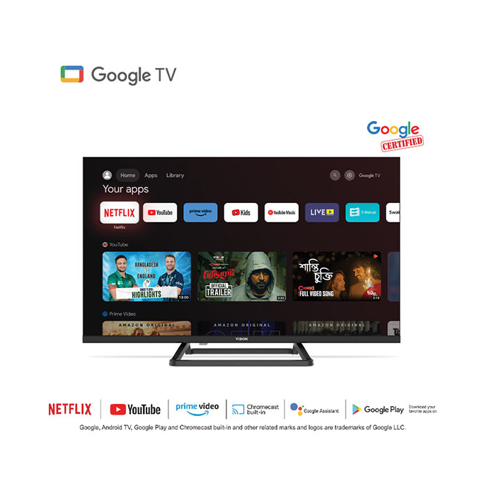Television :: Smart TV :: VISION 32" LED TV E50S Google TV